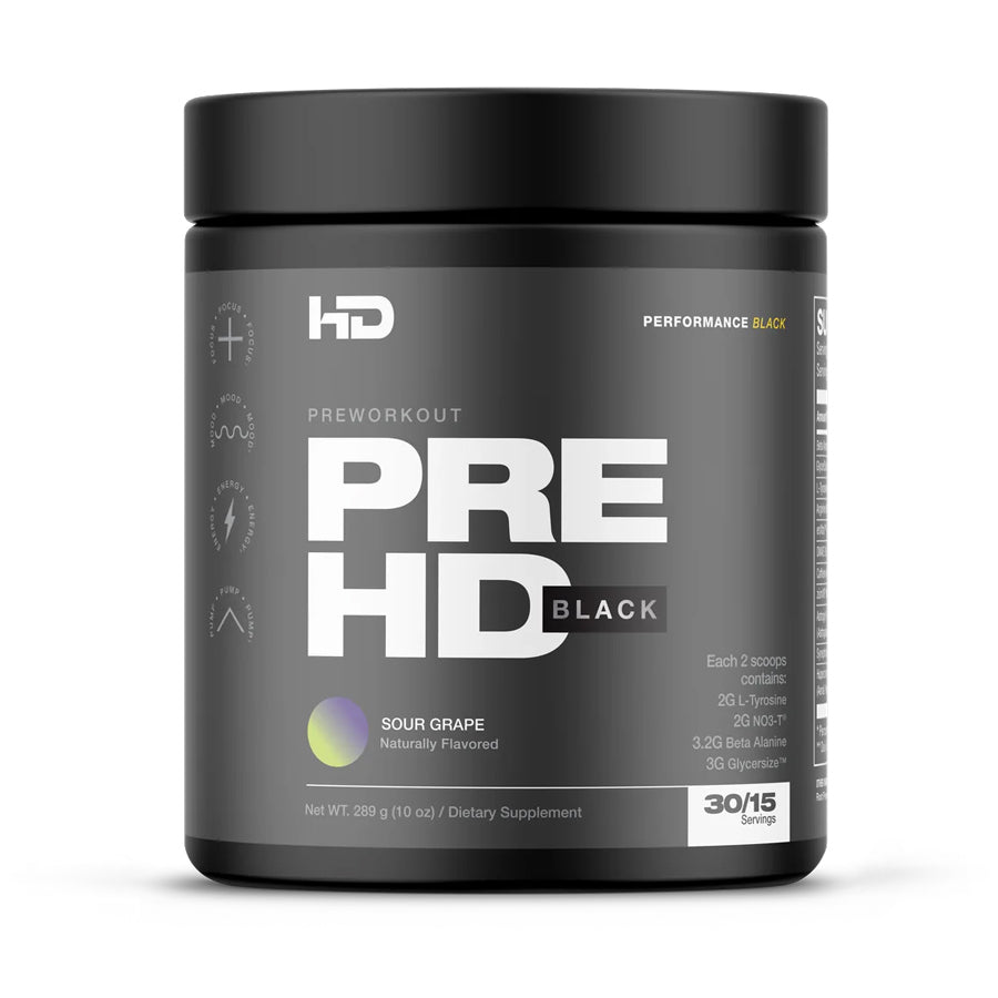 Pre HD Black Pre Workout | HD Muscle – Prime One Supplements